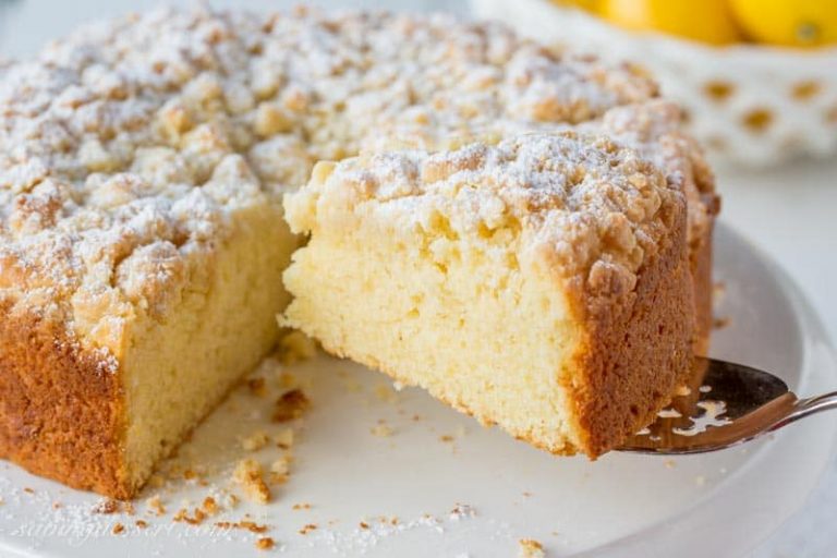 Lemon Crumble Breakfast Cake - Best Crafts and Recipes