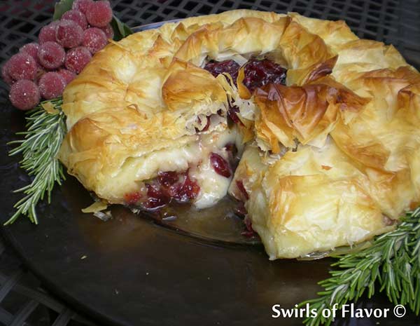 Brandied Cranberry Baked Brie Recipe - Best Crafts and Recipes