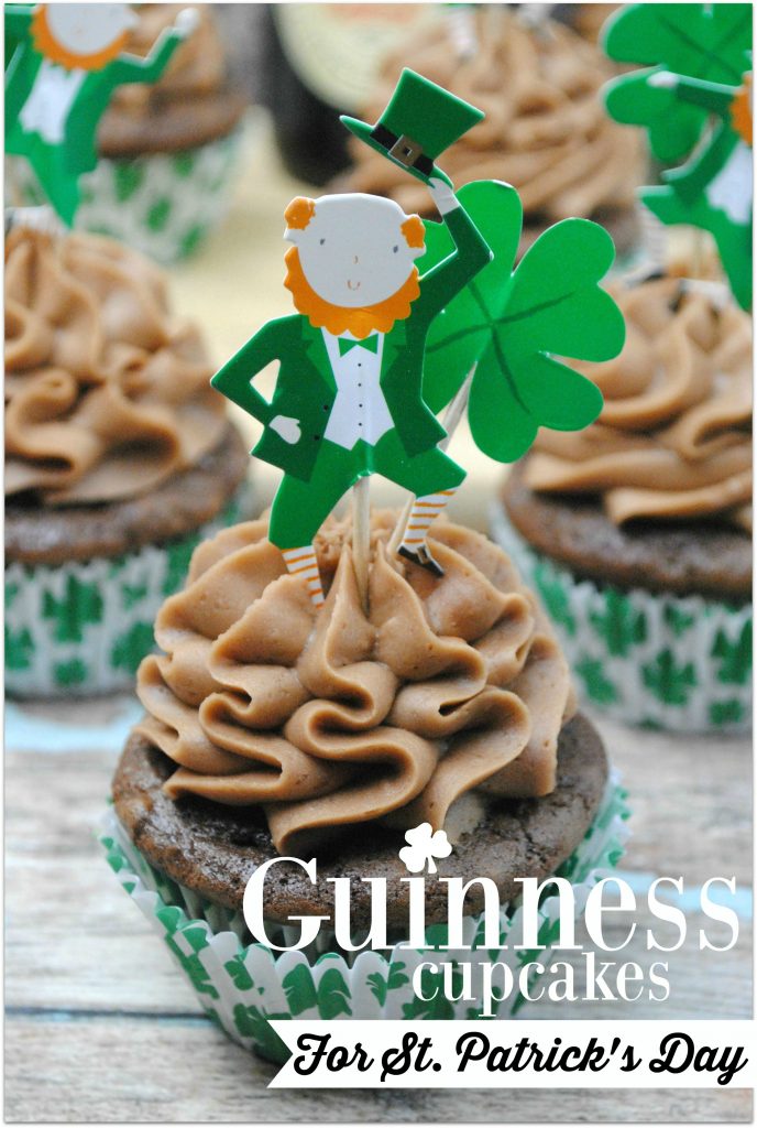 Guinness Cupcakes with Sweet Cream - Best Crafts and Recipes