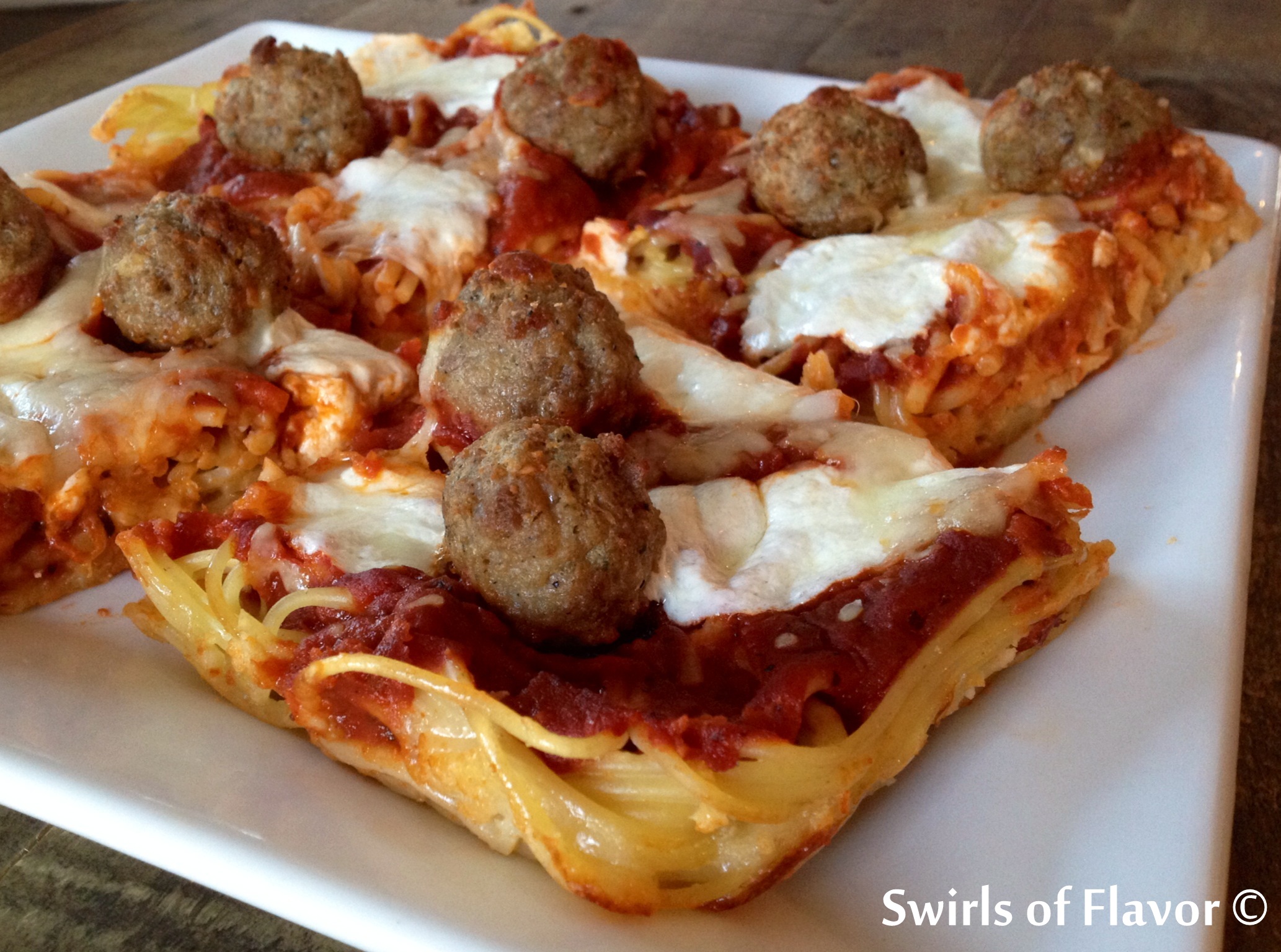 Spaghetti and Meatballs Pizza Recipe - Best Crafts and Recipes