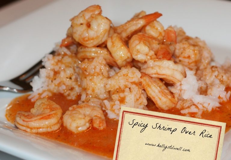 Spicy Shrimp Over Rice - Best Crafts and Recipes