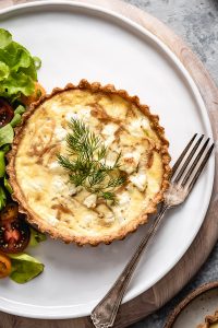 Goat Cheese Quiche - Best Crafts and Recipes