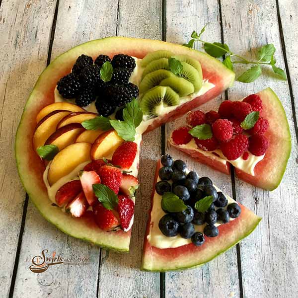 Watermelon Fruit Pizza Recipe - Best Crafts and Recipes Watermelon Fruit Pizza Recipe - Best Crafts and Recipes