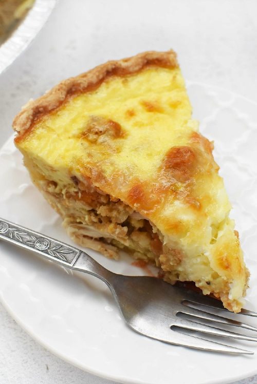 Thanksgiving Leftovers Quiche Recipe - Best Crafts and Recipes