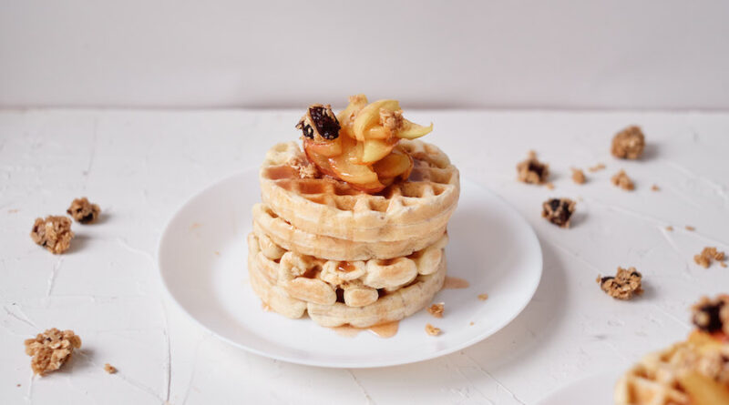 The Best Apple Fritter Waffles! - Best Crafts and Recipes