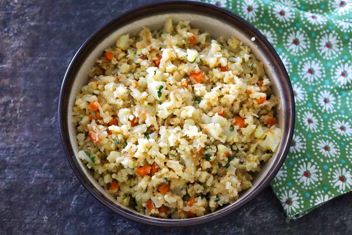 Cilantro Lime Cauliflower Fried Rice - Best Crafts and Recipes
