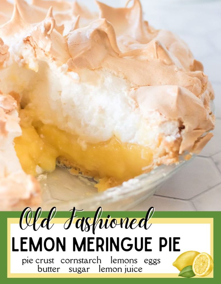 Old Fashioned Lemon Meringue Pie Best Crafts And Recipes