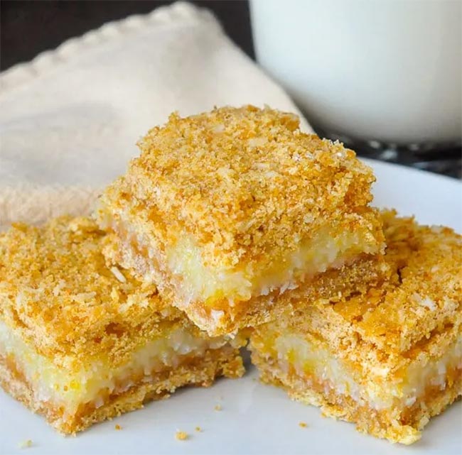 Lemon Graham Crumble Bars - Best Crafts and Recipes